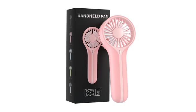 BDXXJ Mini Personal Fan Handheld, Small Portable Handheld Fan, Battery ...