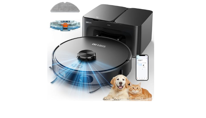 Robot Vacuum and Mop, 3-in-1 Robotic Vacuums Cleaner with LiDAR ...