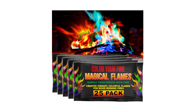 Magical Flames Fire Color Changing Packets for Fire Pit, Indoor/Outdoor ...