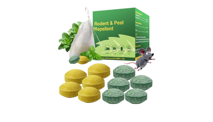 Peppermint Mouse Repellent, Natural Rodent Deterrent for Indoor ...