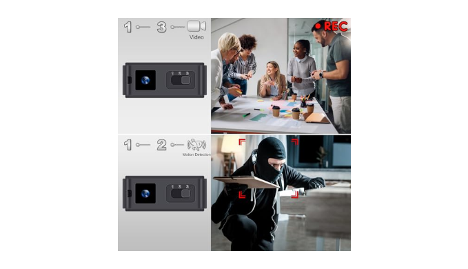 CENGFERDER 1080P Mini Video Camera, 64GB Portable Loop Nanny Recorder ...