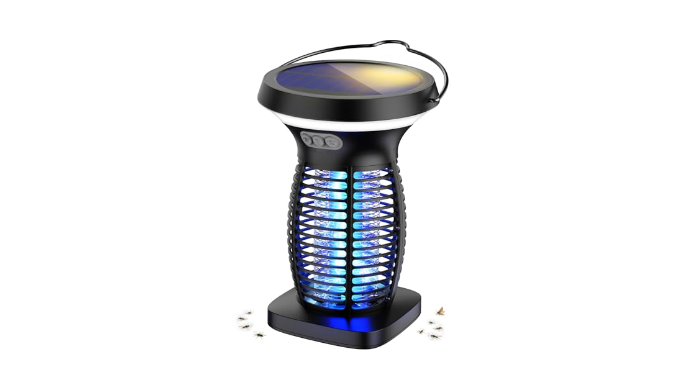 OnBeam Solar Bug Zapper Outdoor, Mosquito Zapper Outdoor Waterproof ...