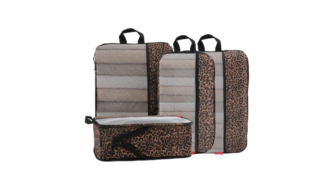 U+U 4 Set Compression Packing Cubes - Ultralight Travel Organizers with ...