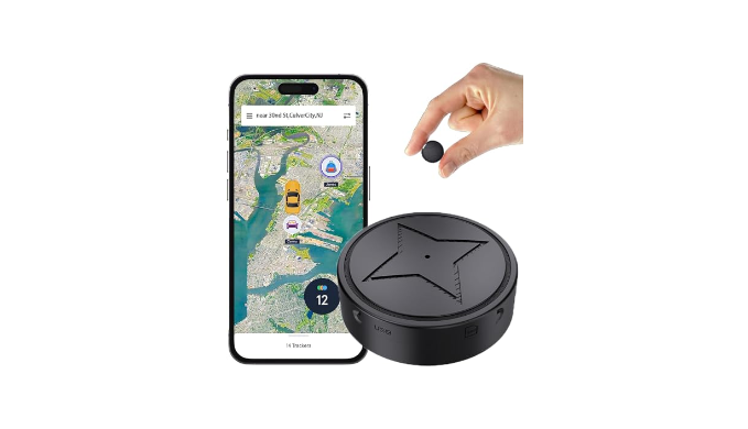 GPS Tracker for Vehicles, Strong Magnetic Car Vehicle Tracking Anti-Lost, No Monthly Fee, No ...
