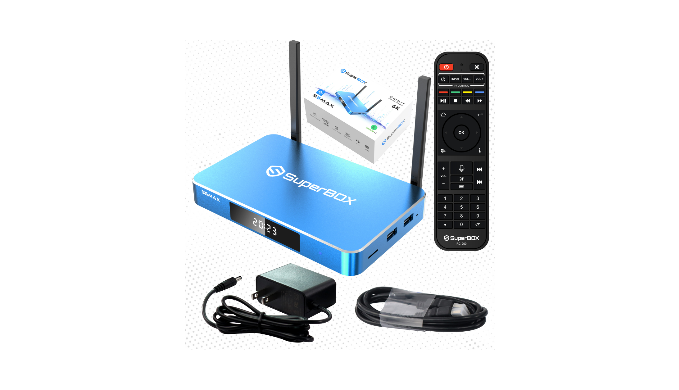 Super Box S5 Max 2025 Fully Loaded, 4GB RAM+64GB ROM, SuperBox S5 Max ...