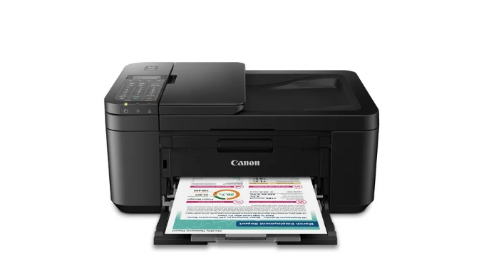Canon PIXMA TR4722 All-in-One Wireless InkJet Printer with ADF, Mobile ...