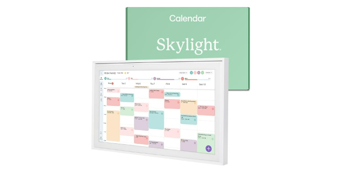Skylight Calendar: 15-inch Wall Planner Digital Calendar & Chore Chart ...