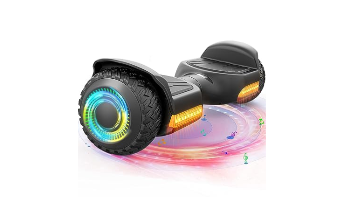 Gyroor Hoverboard New G13 All Terrain Hoverboard with LED Lights & Dual ...