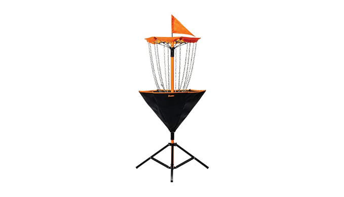 Franklin Sports Disc Golf Basket + Discs Set - Portable Disc Golf ...
