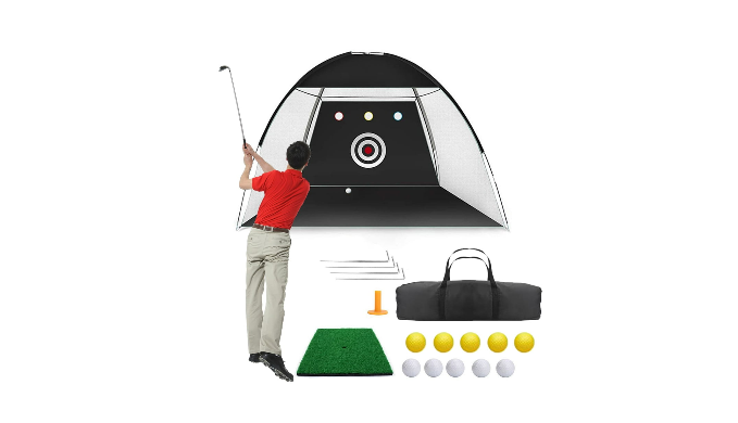 Indoor Outdoor Golf Chipping Net Collapsible Golf Pitching Cages ...
