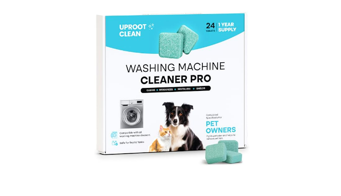 Uproot Clean Washing Machine Cleaner Tablets - 24 Pack for a 12 Month ...
