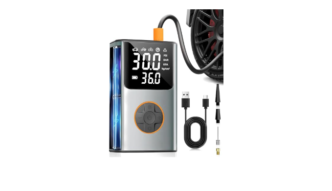 Tire Inflator Portable Air Compressor, Bike Pump, 150PSI Air Pump for ...