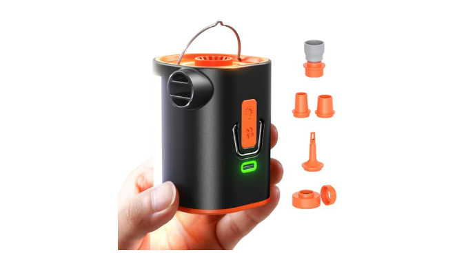 JOYROOM Portable Air Pump for Inflatables with 3600 mAh Battery ...