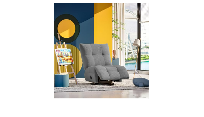 Artistic Freedom Recliner Chair 3-in-1 Reclining Swivel Rocker Chair ...