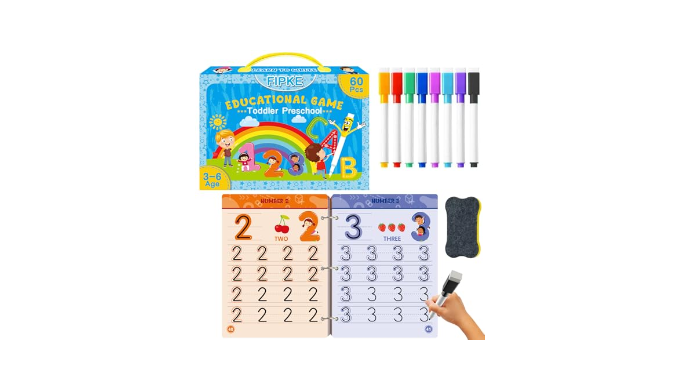 FIPKE Preschool Handwriting Practice Book, Toddlers Preschool Learning ...
