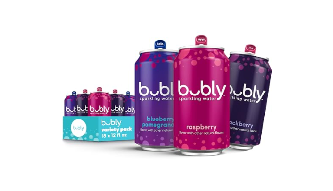 bubly Sparkling Water, Triple Berry Variety Pack, Zero Sugar & Zero ...
