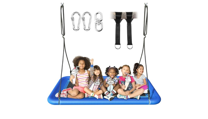 Everyfun 60″ Tree Swing for Kids and Adults, 700lbs Capacity ...