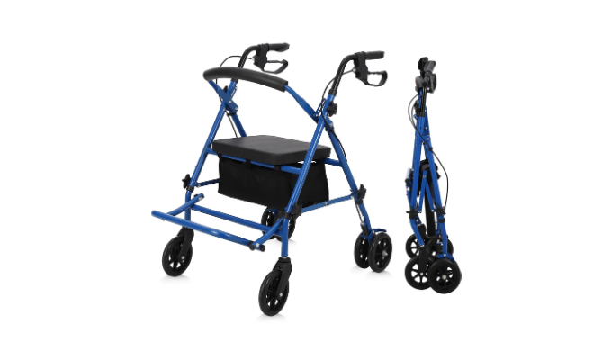 GARVEE 2-in-1 Rollator Walker & Transport Wheelchair | 300lbs Capacity ...