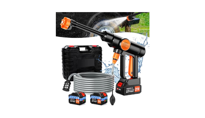 Lemolify 6000mAh Battery Power Washer, Electric Pressure Washer ...