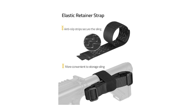 CVLIFE Two Point Sling Quick Adjust Rifle Sling with Elastic Rifle ...