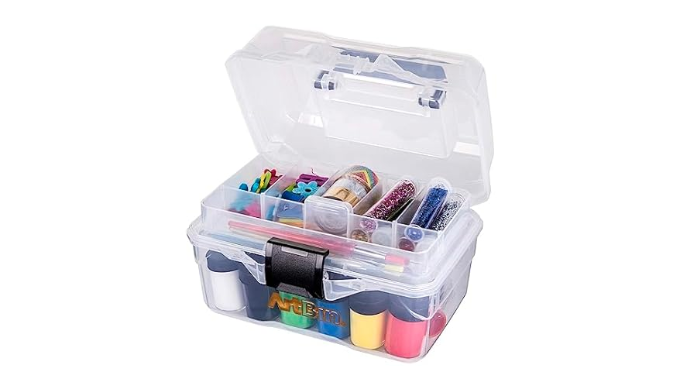 ArtBin 6890AG Small Project Box, Portable Art & Craft Organizer with ...