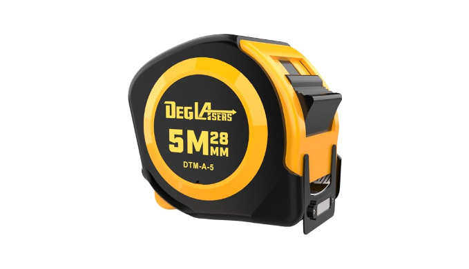 DEGLASERS Magnetic Tape Measure 16FT, Retractable Measuring Tape, Easy ...