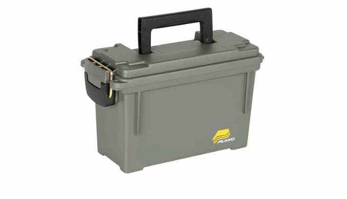Plano Field Ammo Box, OD Green, Lockable Ammunition Storage Box with ...
