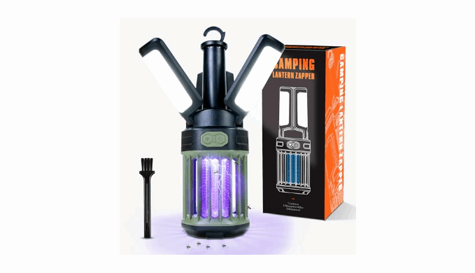 2-in-1 Electric Bug Zapper Indoor Outdoor, USB Rechargeable Mosquito ...