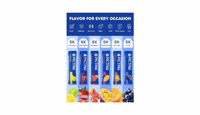 Electrolytes Powder Packets - Hydration Packets, Liquid Daily IV ...