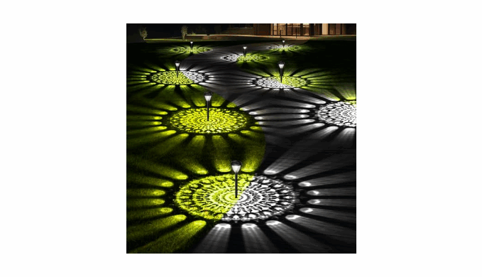 Super Bright Solar Lights for Outside, Up to 12H Solar Lights Outdoor Waterproof, 8 Pack Outdoor ...