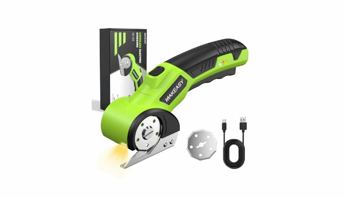 MAKEASY Cardboard Cutter, Rechargeable Electric Scissors, Box Cutter ...