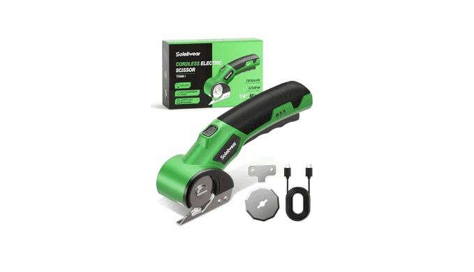 Cordless Electric Scissors, Rechargeable Cardboard Cutter, 4V Upgrade ...