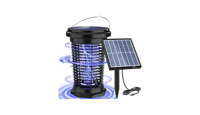 PALONE Bug Zapper for Outdoor & Indoor, USB Rechargeable Solar Bug ...