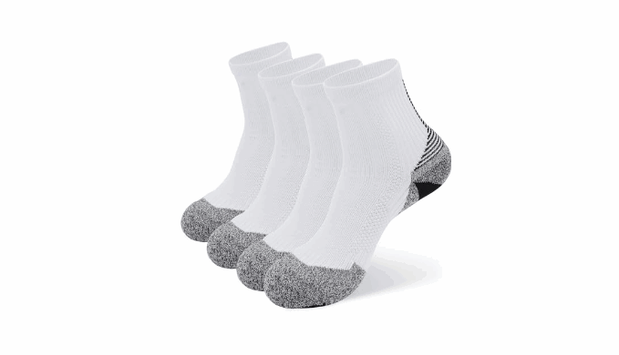 Men’S Running Socks Mid-Calf High Performance Socks Moisture Wicking ...
