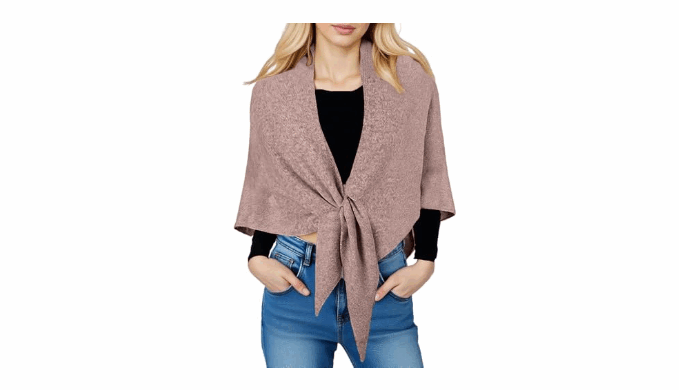 Pashmina Shawl Wraps Women Knitted Shawls Wraps Cardigan Cape Wool ...