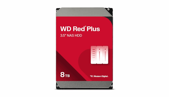 Western Digital 8TB WD Red Plus NAS Internal Hard Drive HDD - 5640 RPM ...