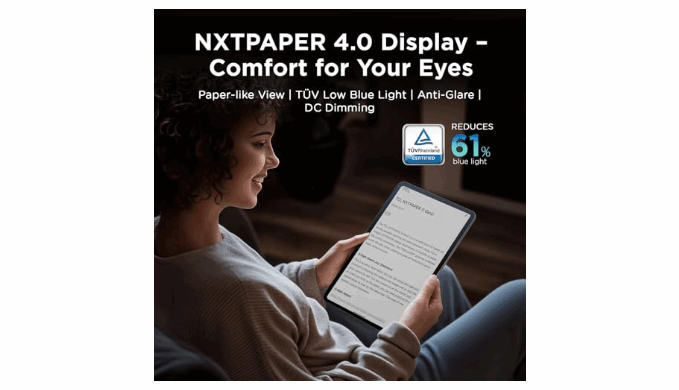 TCL NXTPAPER 11 Gen 2 Android Tablet, 11″ Drawing Pad & Digital Notebook, Stylus & Flip Case ...