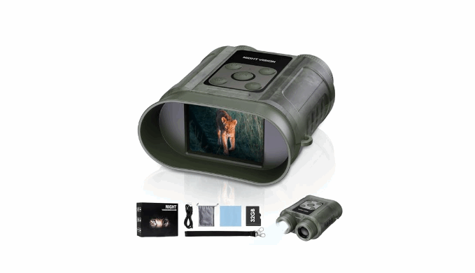 Night Vision Goggles,Compact Night Vision Binoculars,32GB Card Included ...