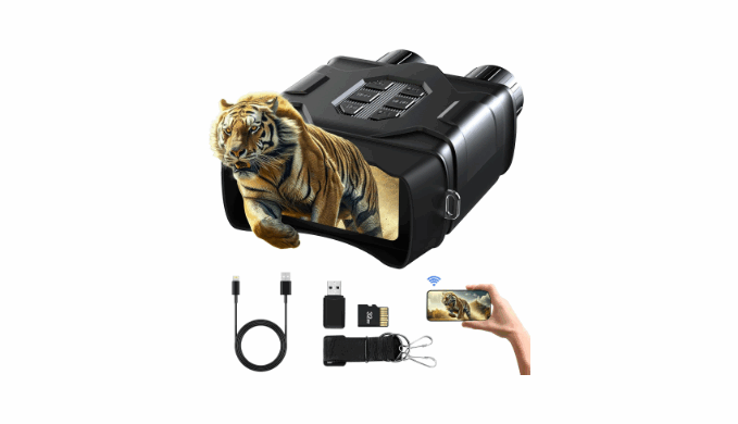 GTHUNDER Night Vision Goggles, Night Vision Binoculars – 4K UHD Video ...