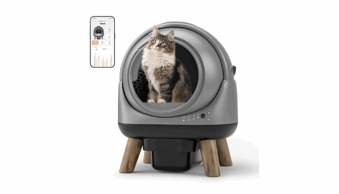 Self Cleaning Litter Box - G1 Automatic Cat Litter Box for Cats, Robot ...