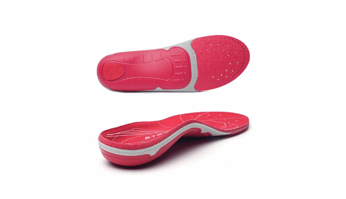 STSVZORR 230 lbs+ Plantar Fasciitis Insole High Arch Support Insert ...