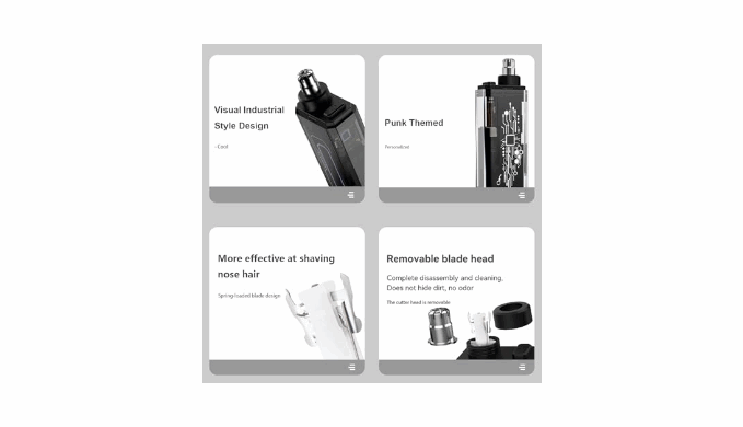 IMPORX Nose Hair Trimmer for Men and Women Rechargeable Professional ...