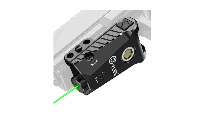 CVLIFE Picatinny Green Laser Sight Magnetic Charging Rechargeable Green ...