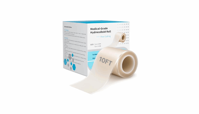 Medical Grade Hydrocolloid Roll Tape for Wound Care,Hydrocolloid ...
