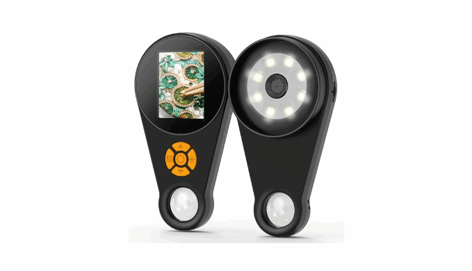 Magnifying Glass with Light Digital Microscope Handheld 2.0 inch IPS ...