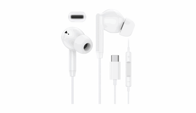 iPhone 17 16 USB C Wired Headphones with Microphone, Noise Cancelling ...