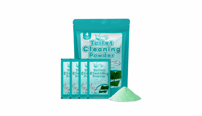 Krris Toilet Bowl Cleaner Powder - Self-Activating Toilet Cleaner for ...