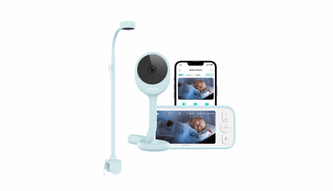 Baby Monitor with Camera and Audio, Netvue Baby Sleep Monitor with ...