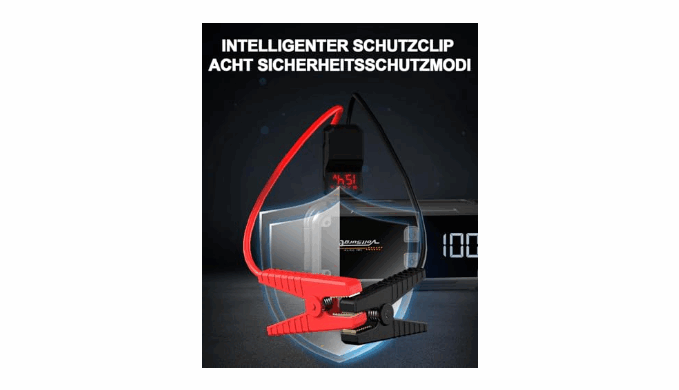 Car Jump Starter 4000A Portable Emergency Jump Starter for Max Engine 7 ...