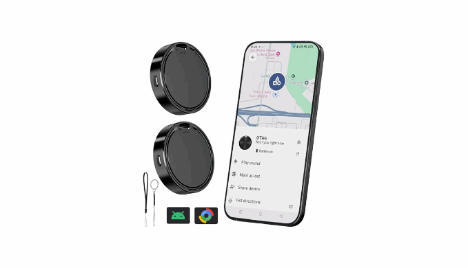 Tracker Tag for Android 2 Pack Luggage Tracker Tags Work with Google ...